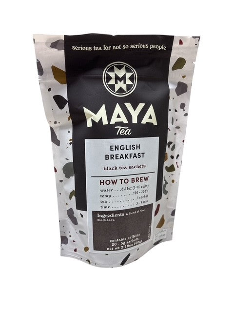 English Breakfast Black Tea | Maya Teas | Black Powder Coffee Artisan Teas