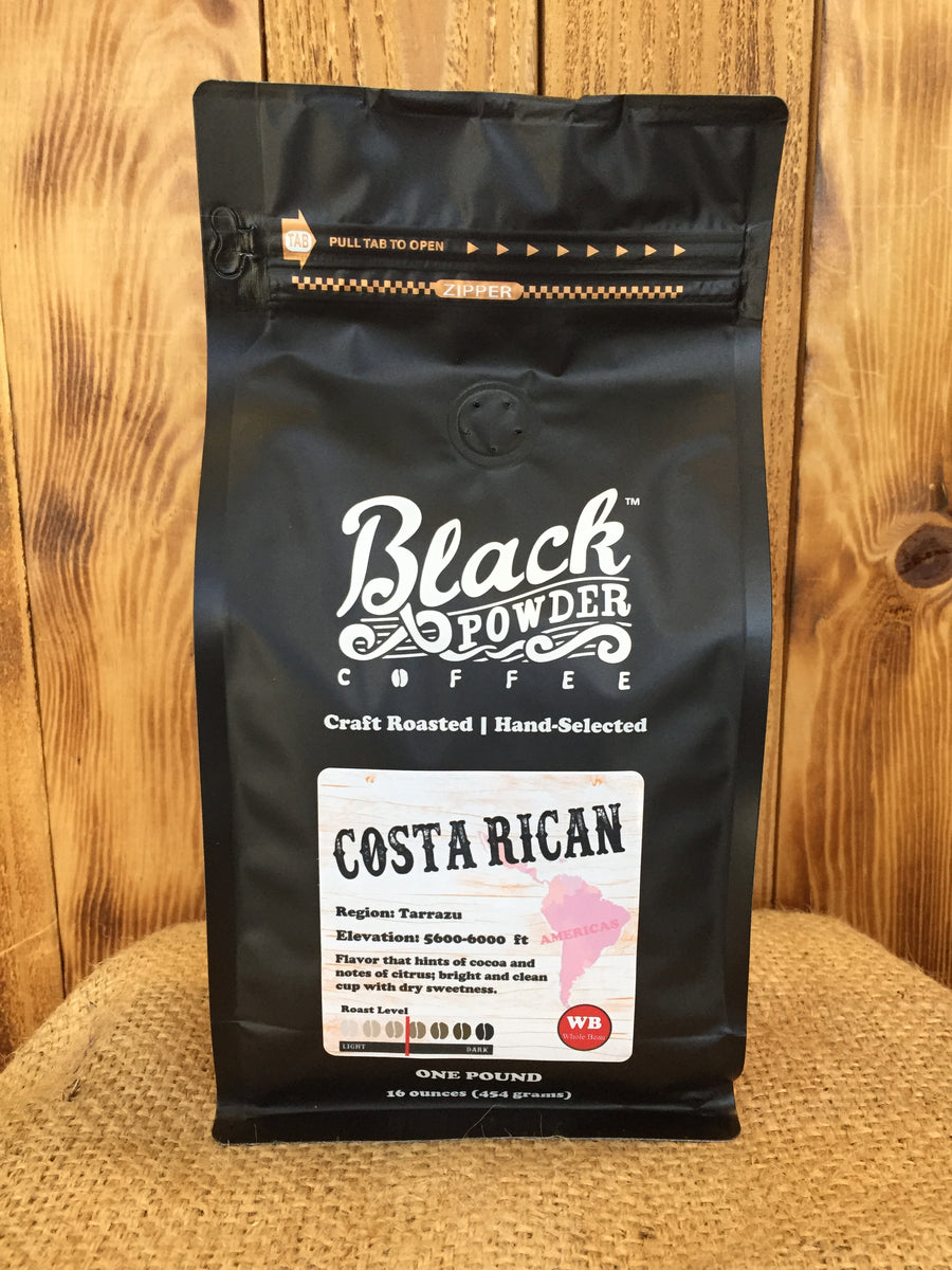Costa Rica Tarrazu Coffee | Single Origin | Black Powder Coffee