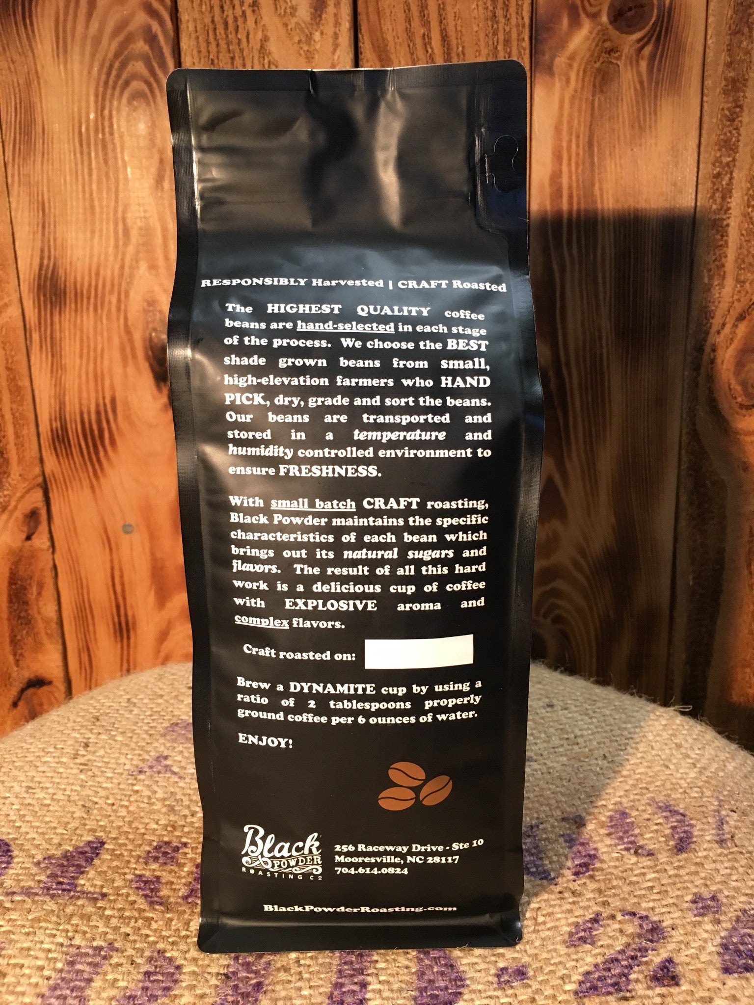 Peru Naturally Grown Coffee | Black Powder Coffee | Mooresville, NC